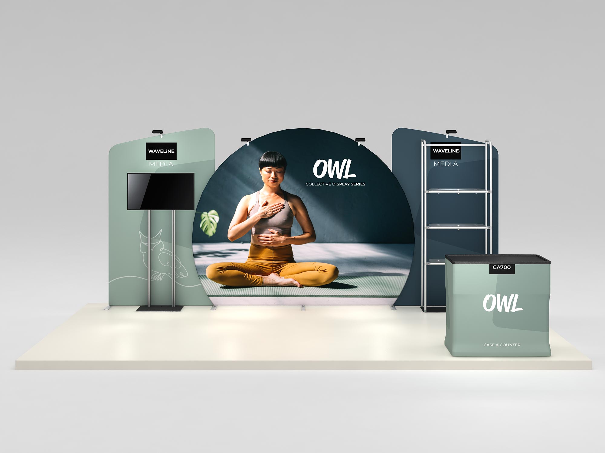 OWL 10x20 Inline Display Kit – Trade Show Displays, Exhibits & Booth ...