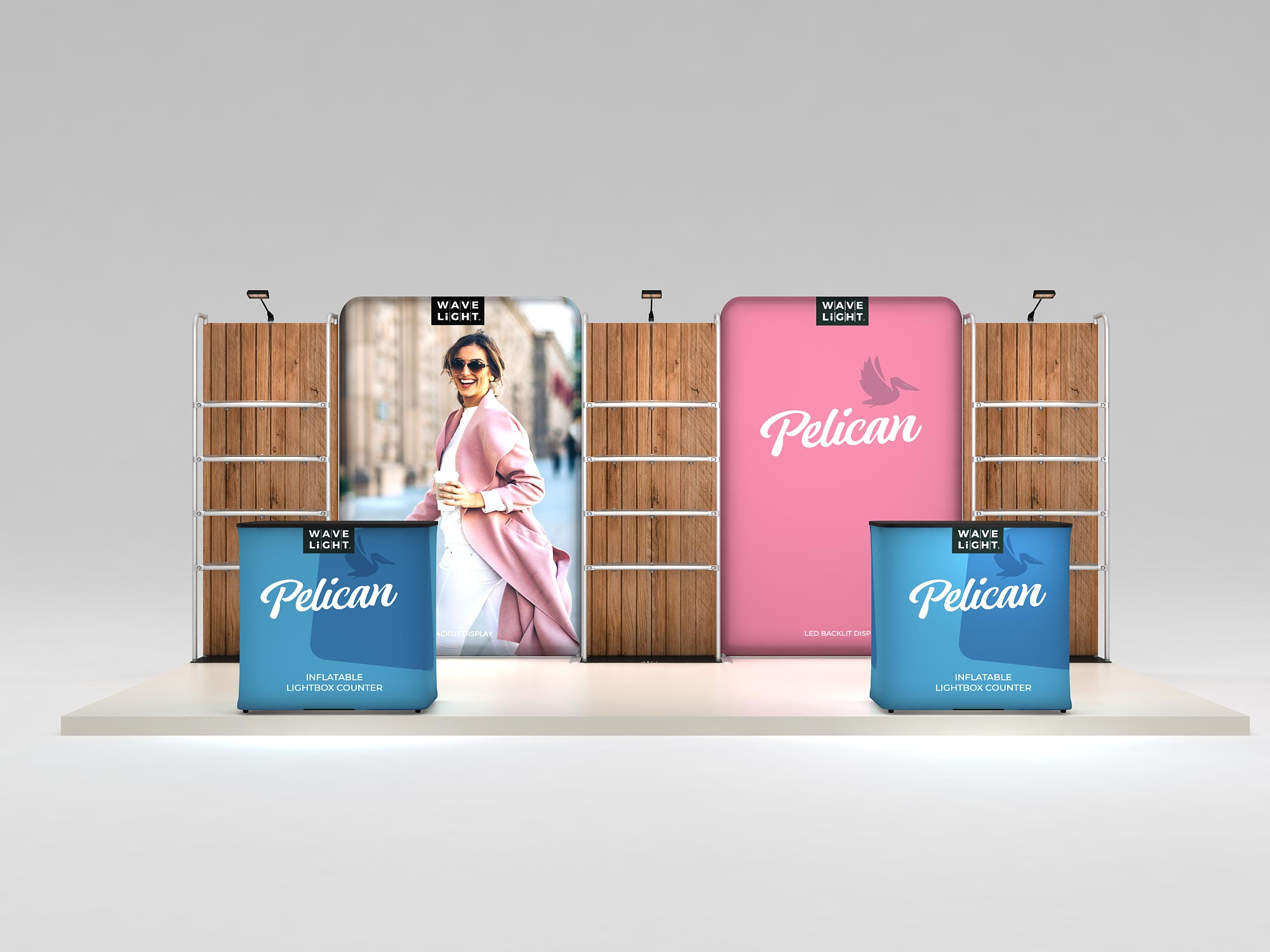 PELICAN 10x20 Inline Display Kit – Trade Show Displays, Exhibits ...