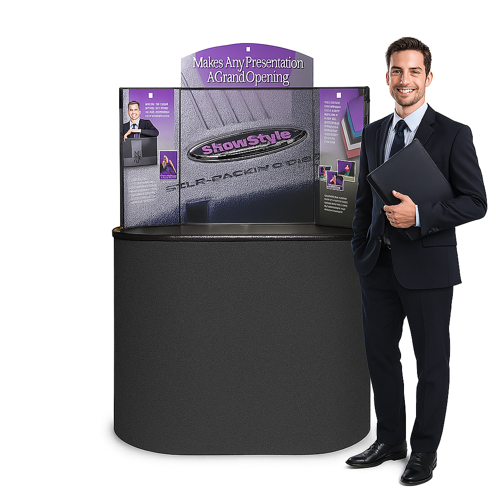 ShowStyle Briefcase Display – Trade Show Displays by AppleDisplays.com
