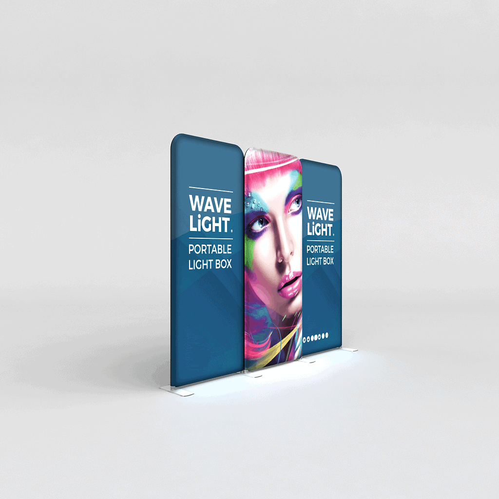 10ft Lightbox Display Combo K05 – Trade Show Displays by AppleDisplays.com
