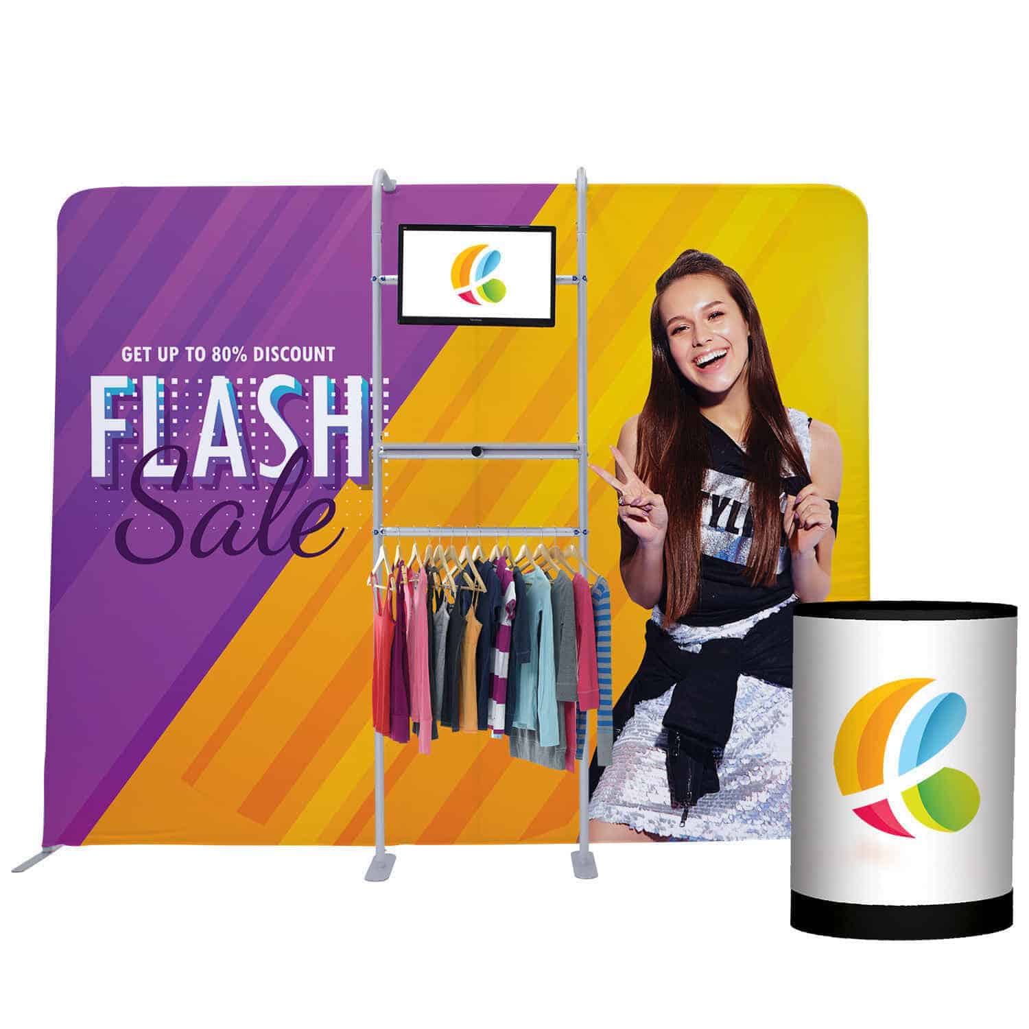 Product Promoter Merchandiser Banner Display Combo – Trade Show ...